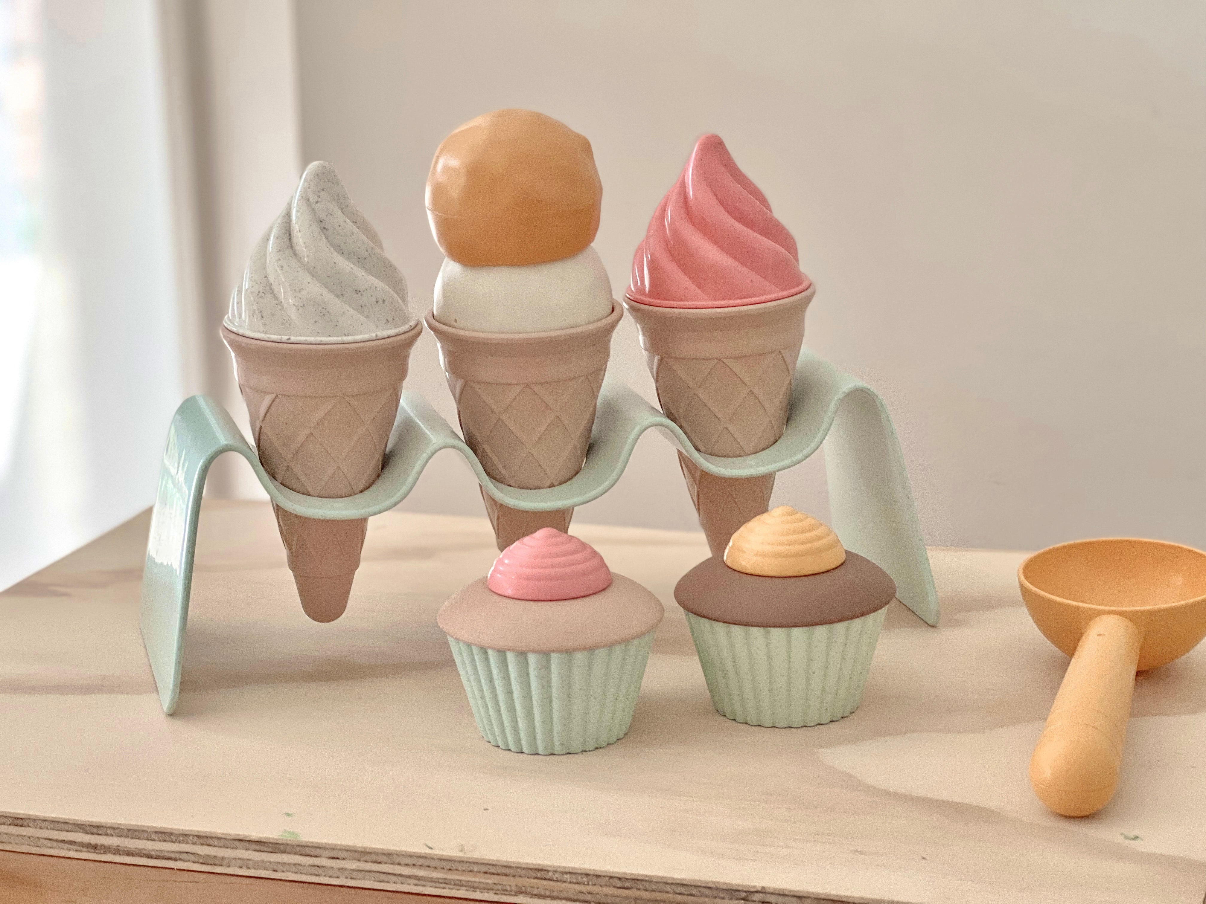 Wheat Straw Ice-Cream & Cupcake Toy Set - 15 piece *Assorted* – Pippy ...